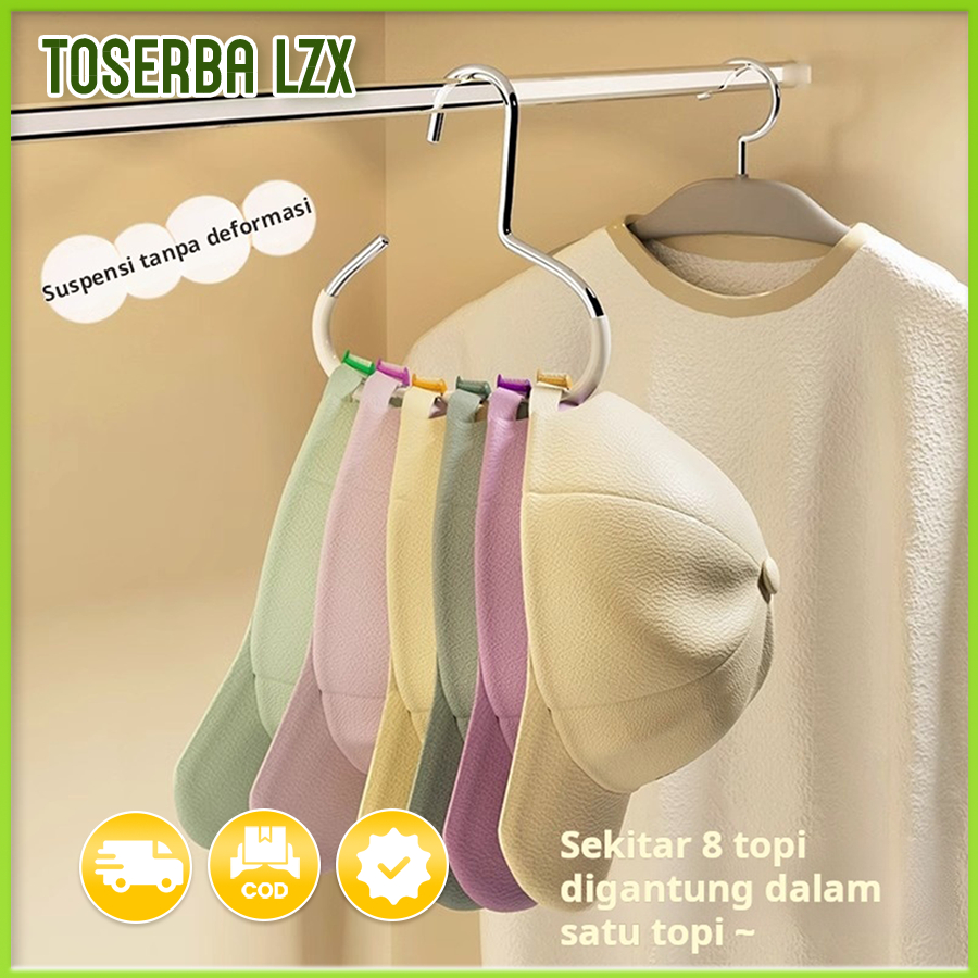 Jual Lebih baik dari gantungan baju, gantungan cincin topi penyimpanan ...