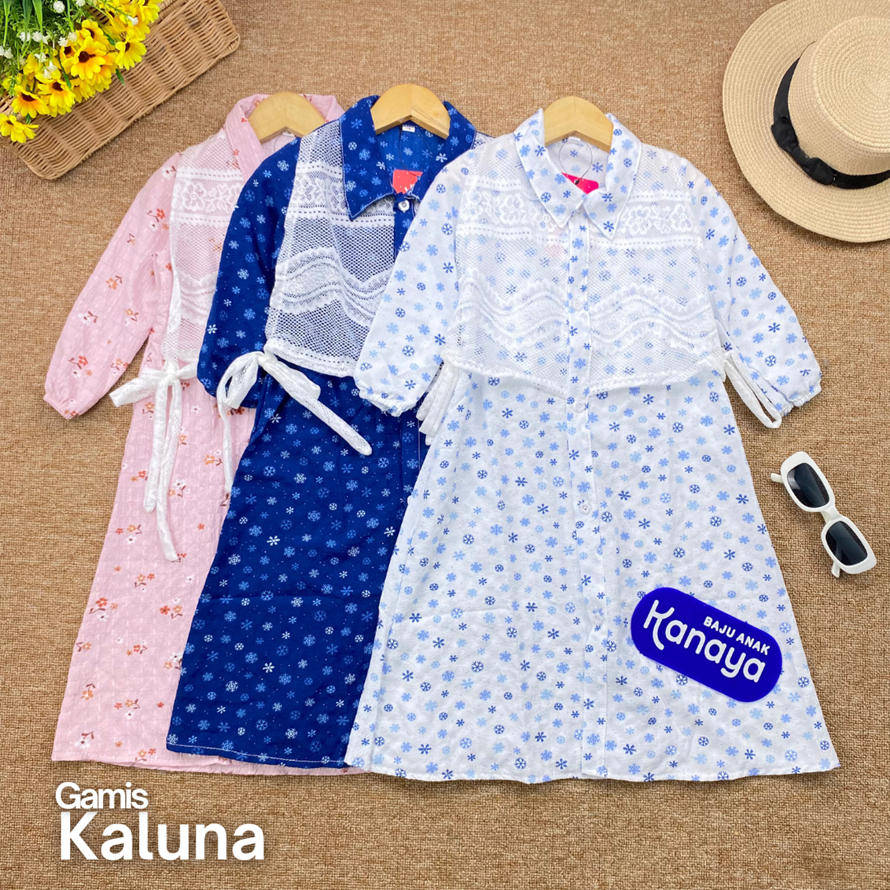 Jual 2-6TH GAMIS ANAK KALUNA LONG DRESS ANAK PEREMPUAN | Shopee Indonesia