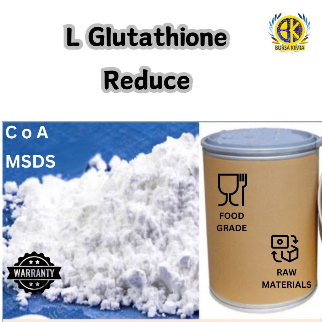 Jual L Glutathione Reduce Food Grade 100gr ada COA MSDS Pencerah Kulit ...