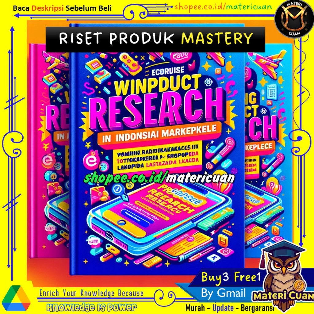 Jual Riset Produk Mastery - Cara Riset Produk Yang Berpotensi Memiliki ...