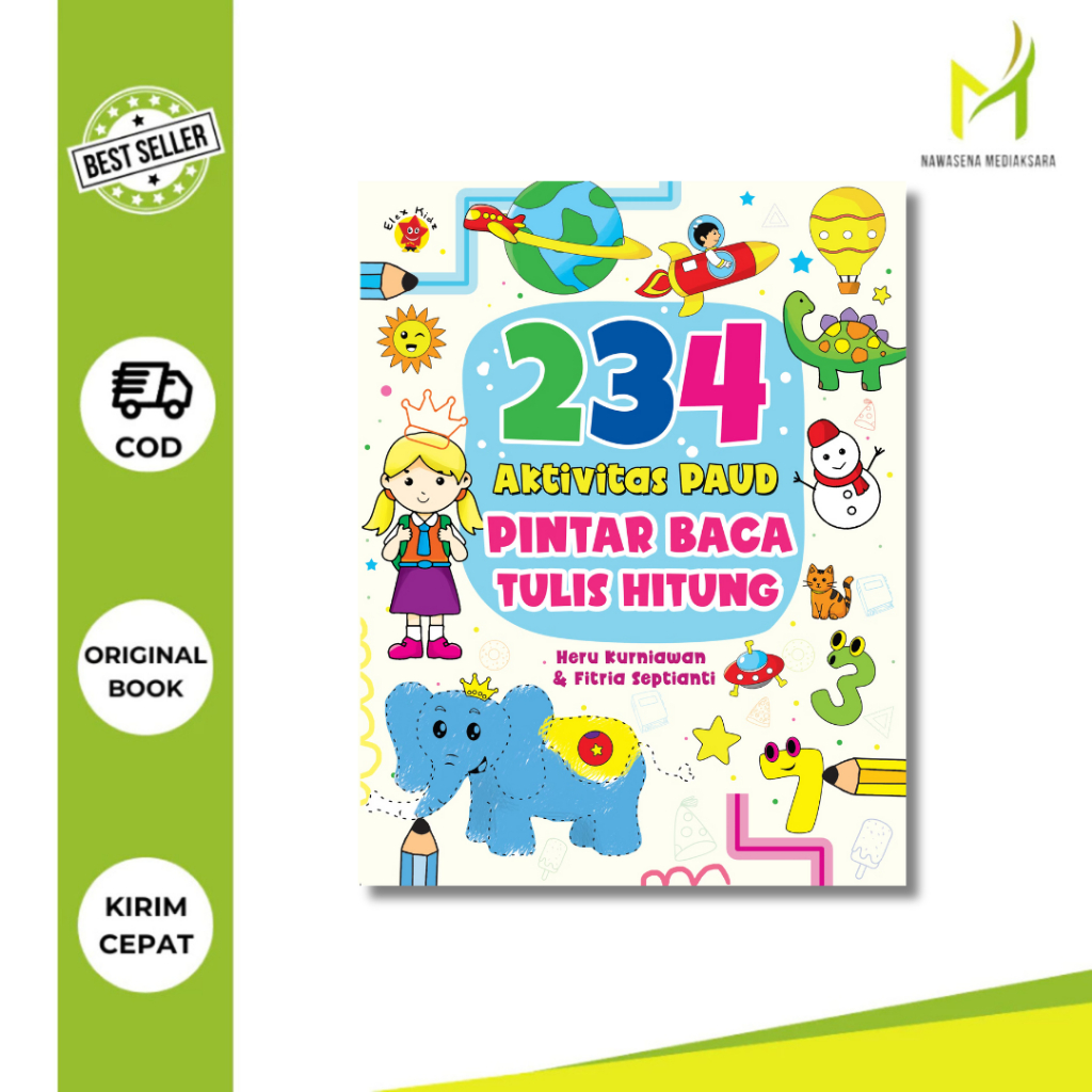 Jual 234 Aktivitas PAUD Pintar Baca Tulis Hitung | Shopee Indonesia
