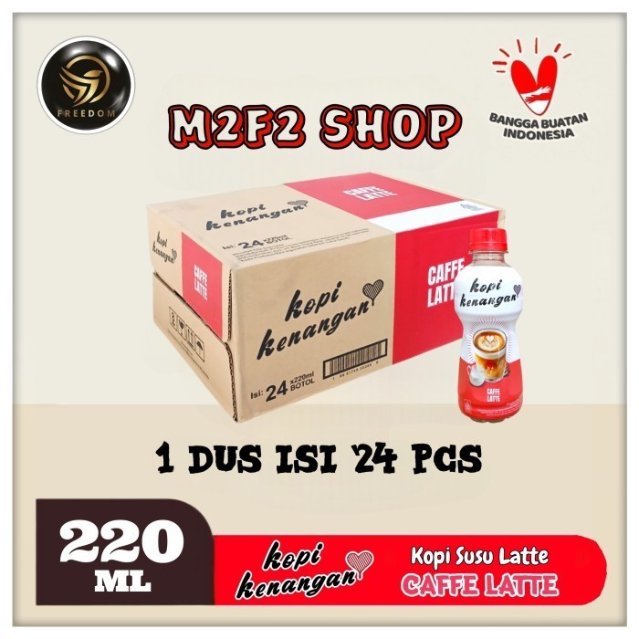 Jual Kopi Kenangan Caffee Latte Coffee Milk | Kopi Susu Pet - 220 ml (Kemasan Karton) | Shopee ...
