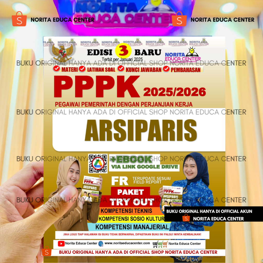 Jual BUKU PPPK ARSIPARIS NORITA EDUCA CENTER | Shopee Indonesia