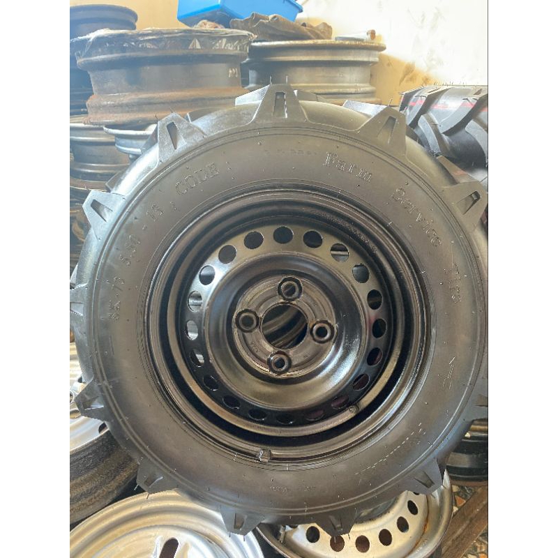 Jual Paket Ban Traktor Ring 13 5.50 + Velg Langsir Sawit | Shopee Indonesia