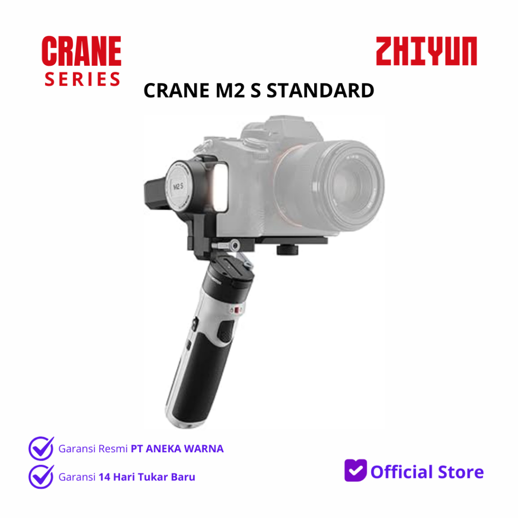 Jual Zhiyun Crane M2 S GIMBAL FOR KAMERA DSLR MIRRORLESS & SMARTPHONE ...