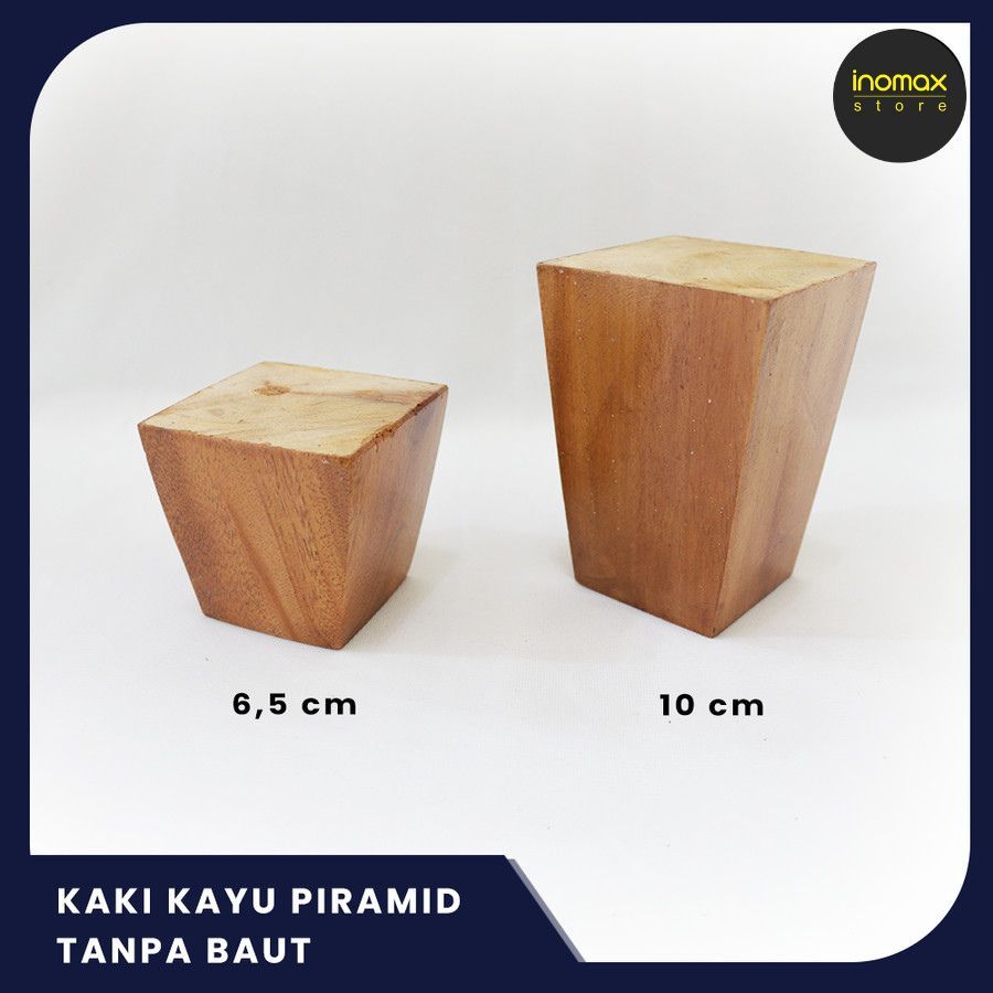 Jual KAKI SOFA KAYU PIRAMID TANPA BAUT WARNA NATURAL/KAYU - BAHAN BAKU ...