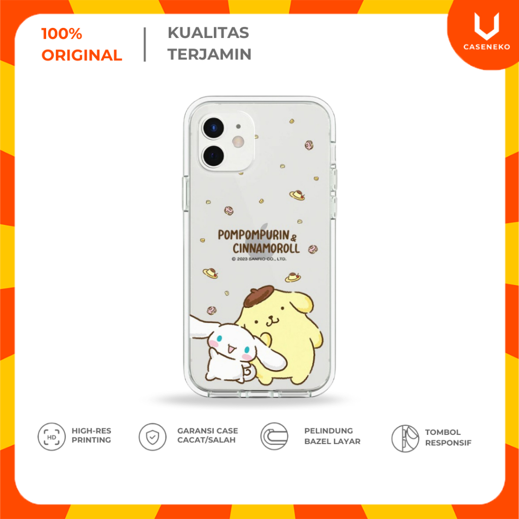 Jual Pompompurin & Cinnamoroll Phone Case Premium by Caseryu (Casing ...