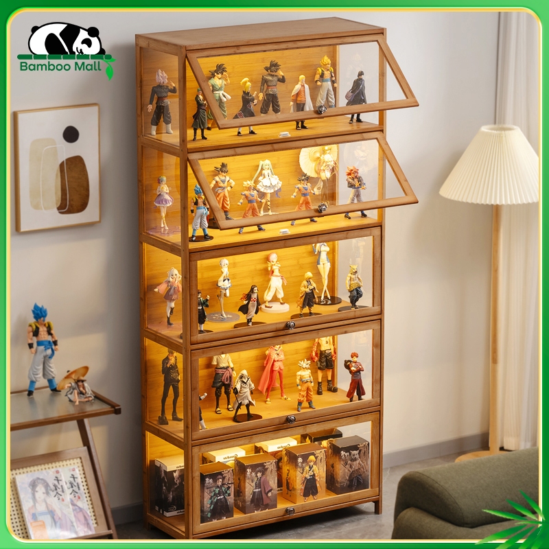 Jual Lemari Hias Lemari Pajangan Transparan Lemari Display Kabinet Rak ...