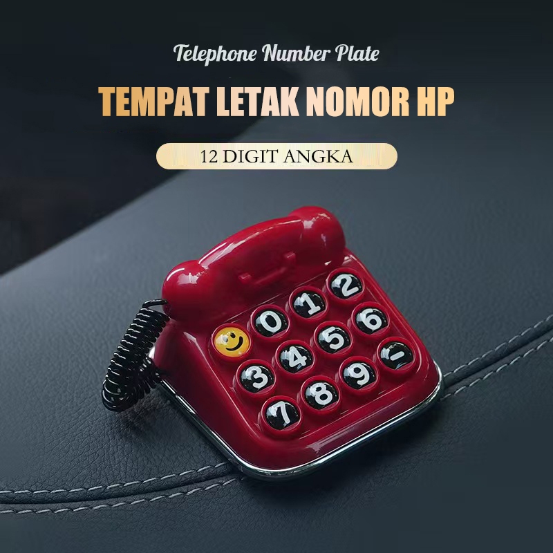Jual Tempat Letak Nomor Telepon Temporary Number Plate Pajangan ...