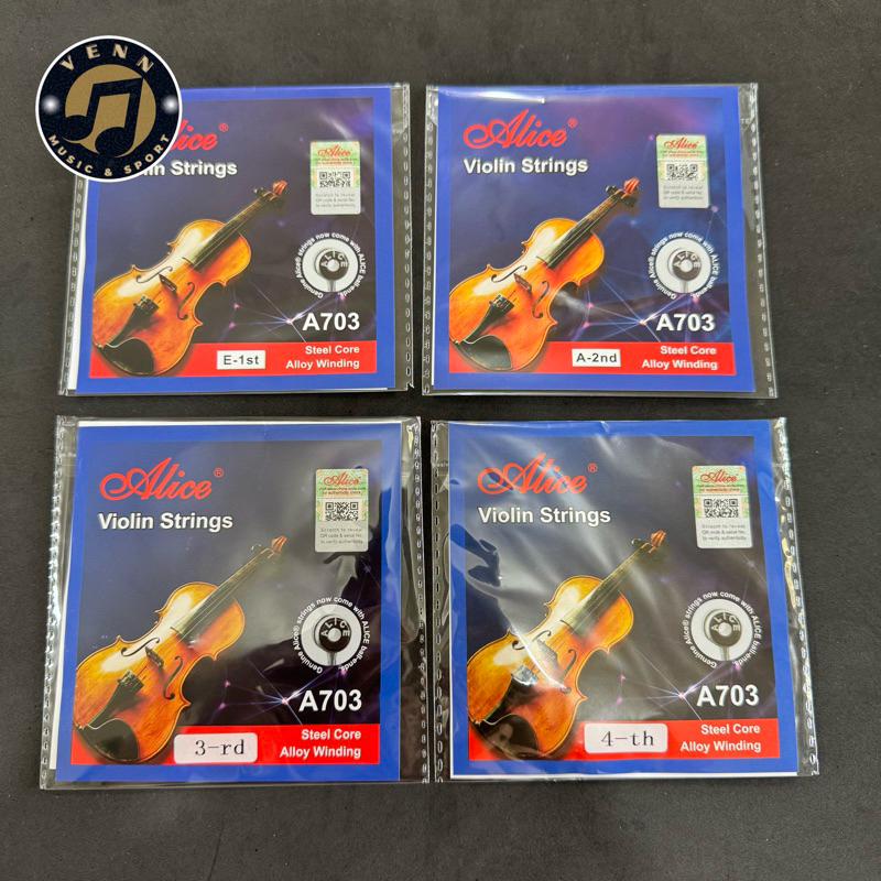 Jual SENAR BIOLA VIOLIN ALICE ECERAN DAN SET | Shopee Indonesia