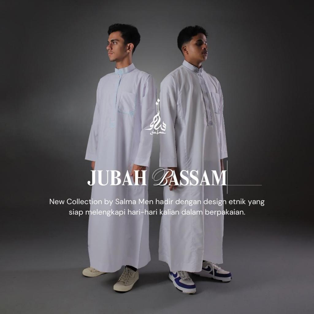 Jual SALMA Men - BASSAM | Jubah Gamis Thobe Busana Muslim Pria 1288 ...