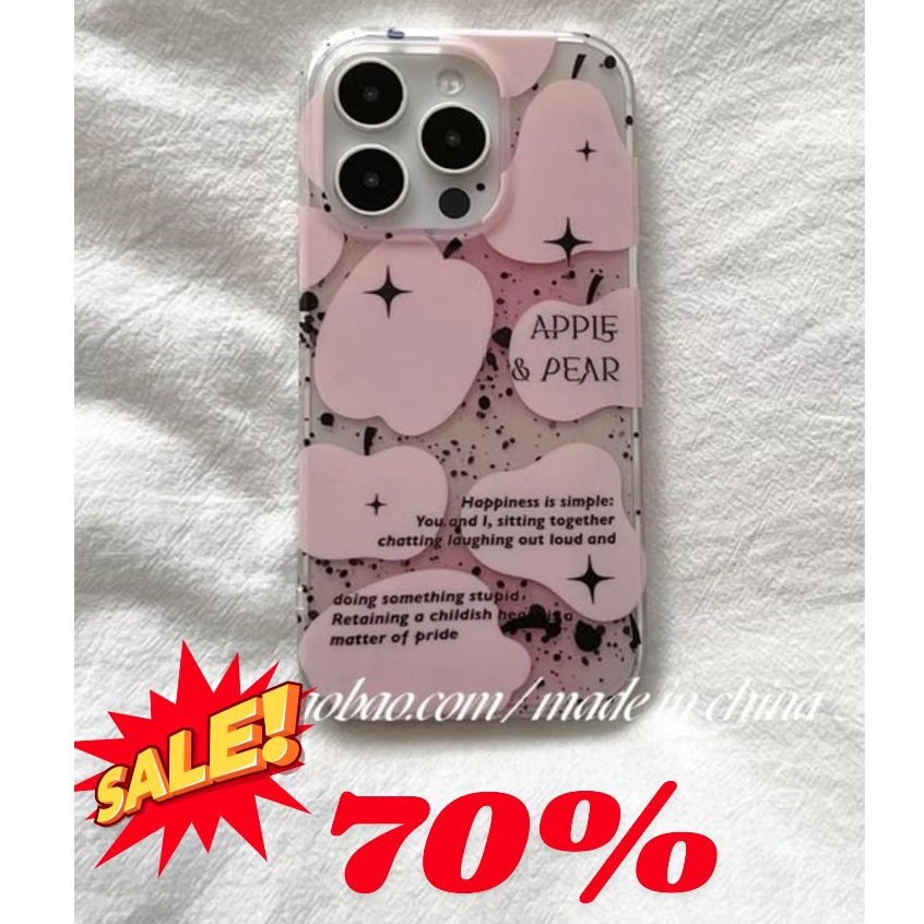 Jual Big Sale!Coquette Pink Dizzy Stars Splash Ink iPhone Case Stylish ...