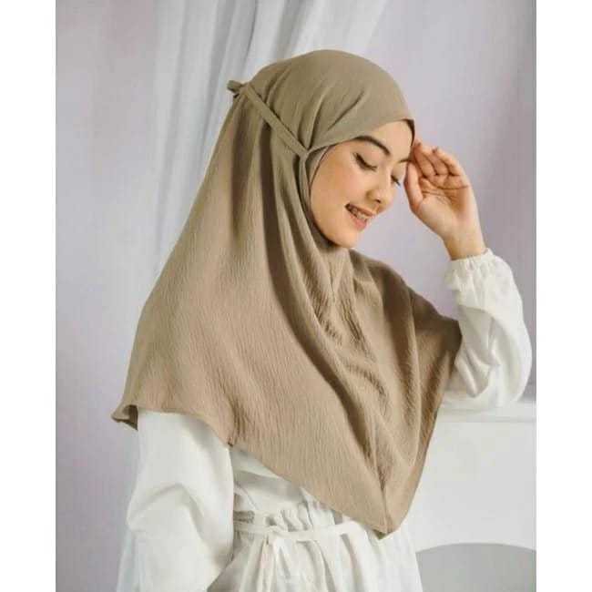 Jual HIJAB BERGO MARYAM CRINKLE M / JILBAB INSTAN CRINKLE / KHIMAR CRINKLE | Shopee Indonesia