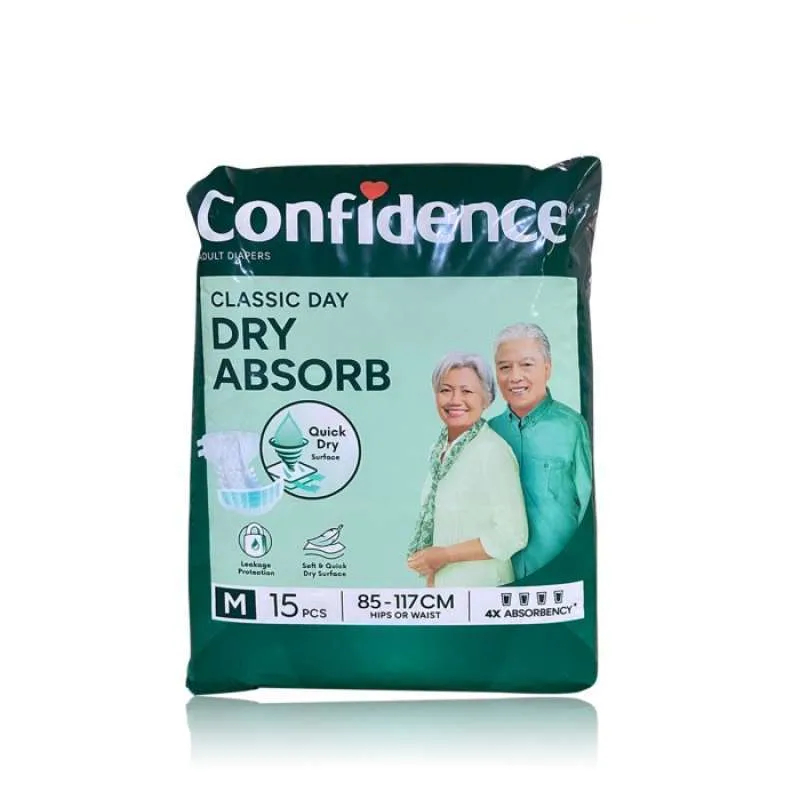 Jual CONFIDENCE CLASSIC DAY M 15s / L 15s / XL 15s / PEREKAT / DIAPER ...