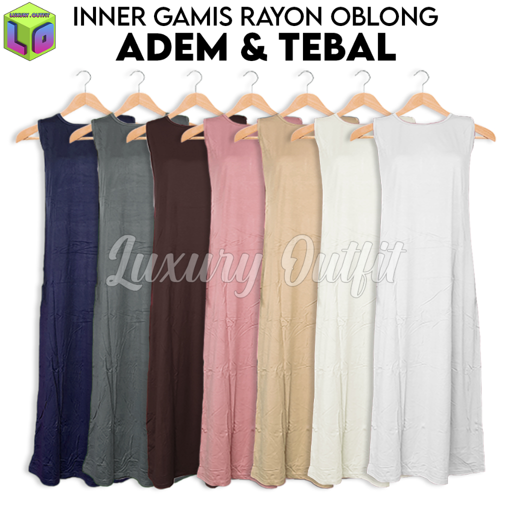 Jual Baju Manset Gamis Premium Iner Lengan Panjang Pendek Kerah ...