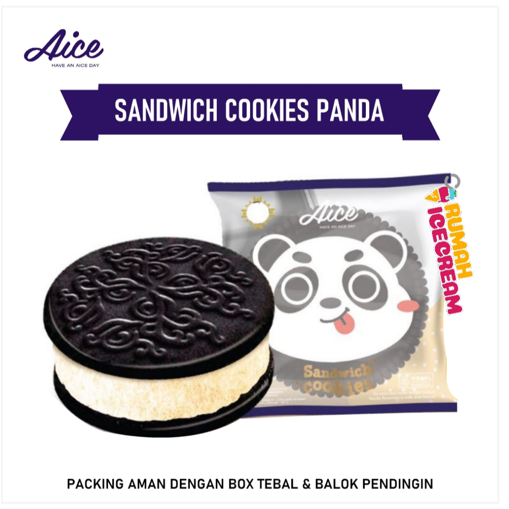 Jual Es Krim Sandwich Cookies Aice | Shopee Indonesia