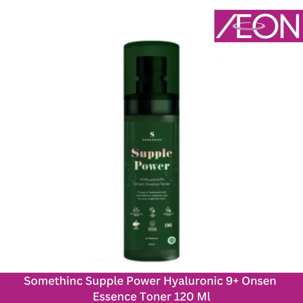 Jual Somethinc Supple Power Hyaluronic 9+ Onsen Essence Toner 120 Ml | Shopee Indonesia