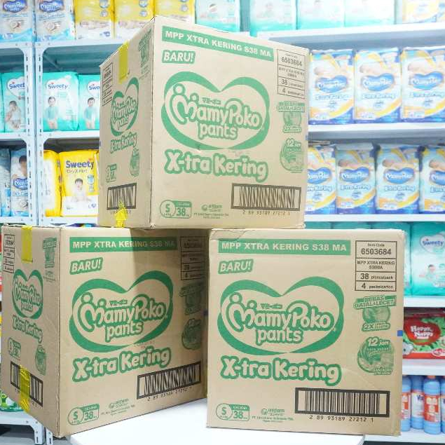 Jual MURAH POPOK KARTONAN !!! MAMYPOKO XTRA KERING STANDART KUNING S38 ...