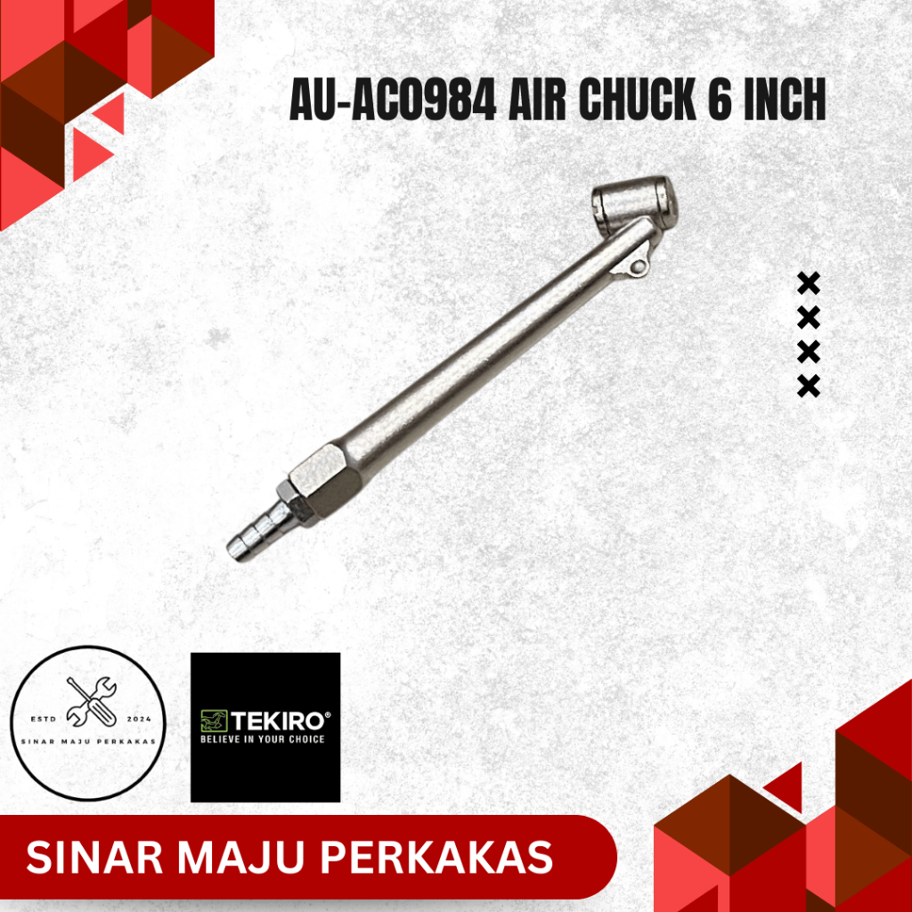 Jual TEKIRO AU-AC0984 Air Chuck 6 Inch - Isi Pengisi Angin Ban Mobil ...