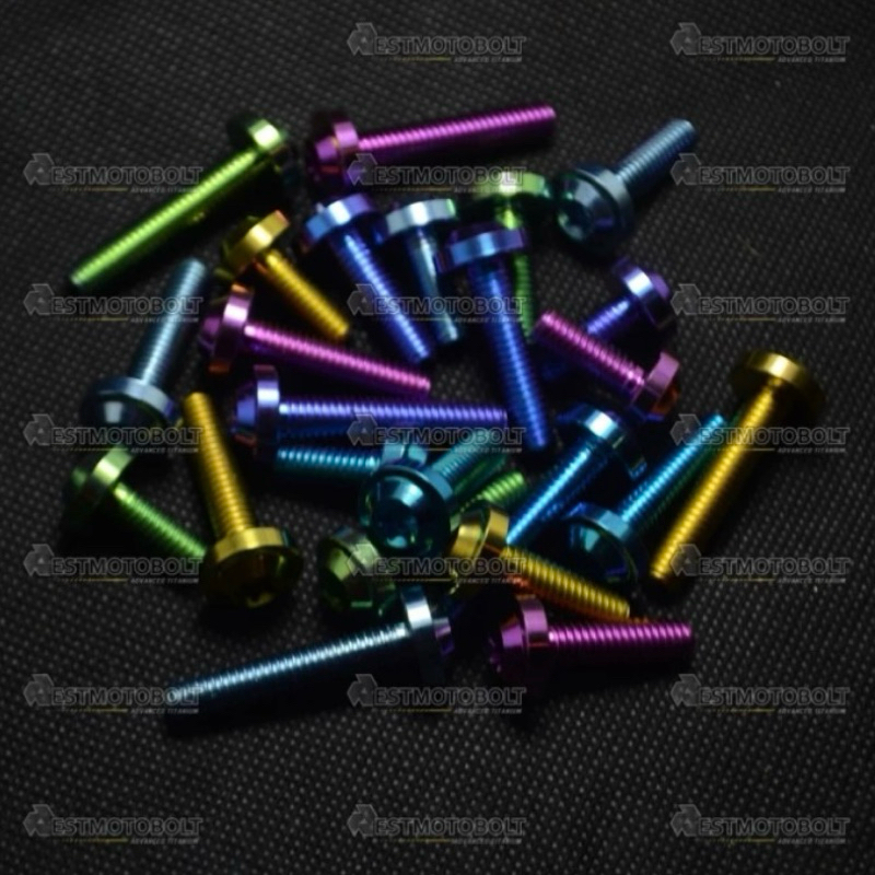 Jual BAUT TITANIUM M6 ( DRAT 10 ) BIG HEAD 13D 10mm - 60mm TITANIUM GR5 ( HARGA 1 PCS ) | Shopee ...