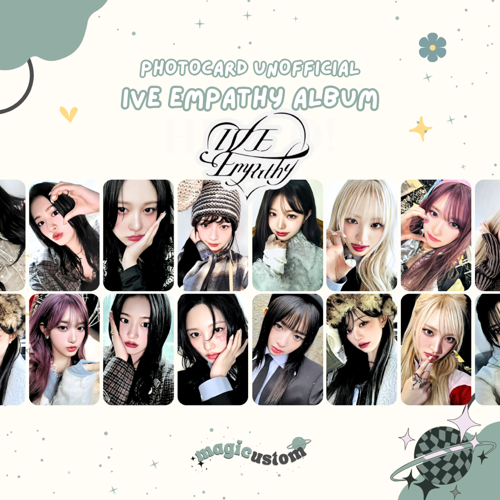 Jual [ PO ] PC PHOTOCARD UNOFFICIAL IVE EMPATHY ALBUM ATTITUDE ME YOU DIGIPACK LOVED IVE ND US ...