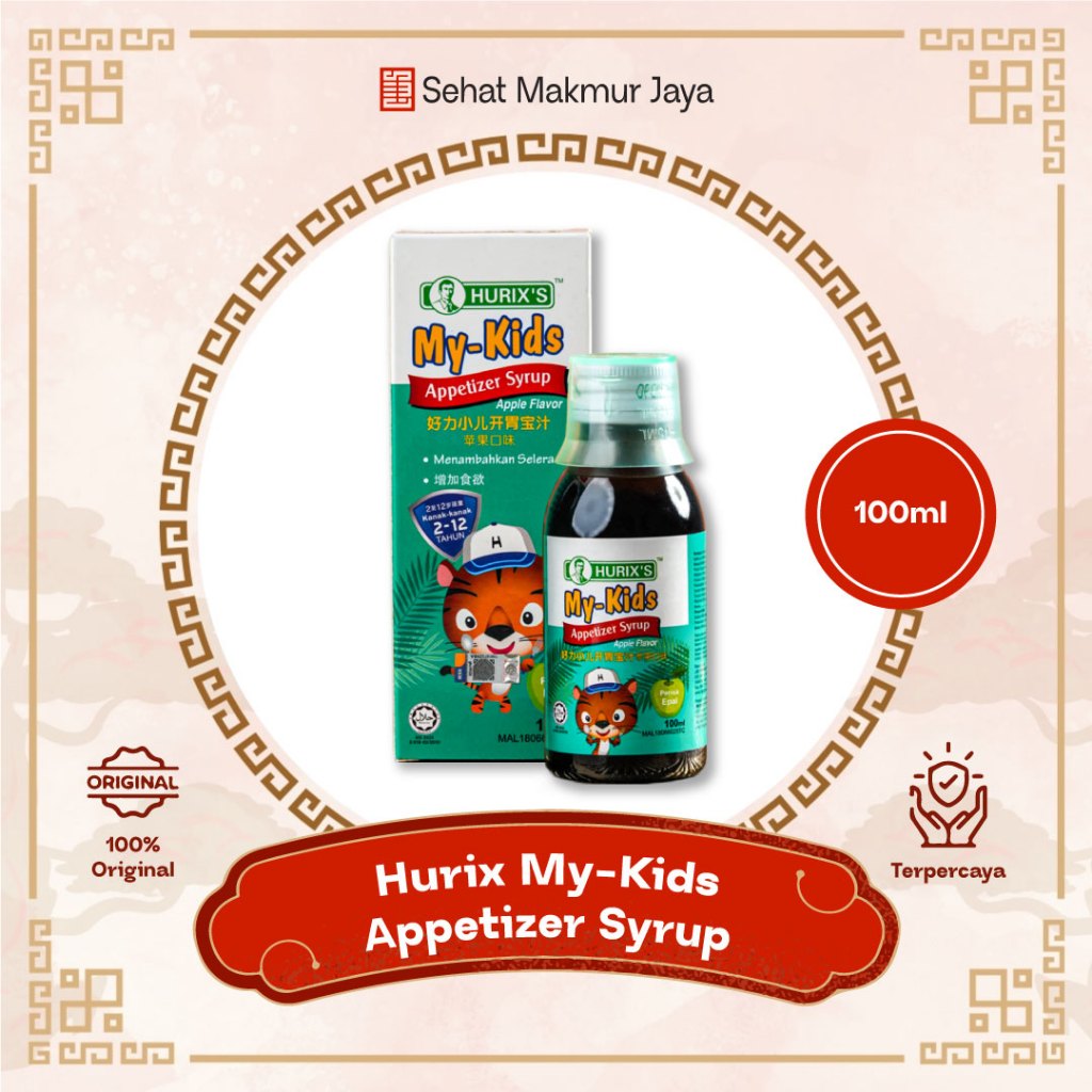 Jual Vitamin Penambah Napsu Makan Anak Hurix My-Kids Appetizer Syrup ...