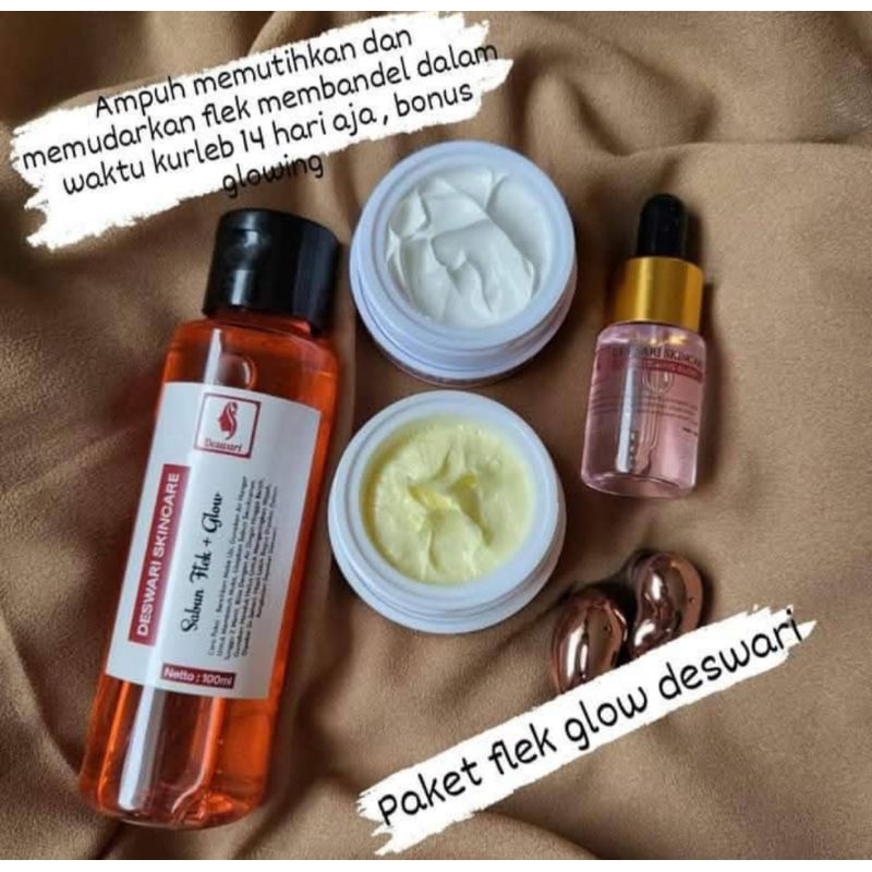 Jual Paket Flekk Deswari Skincare 100% original | Shopee Indonesia