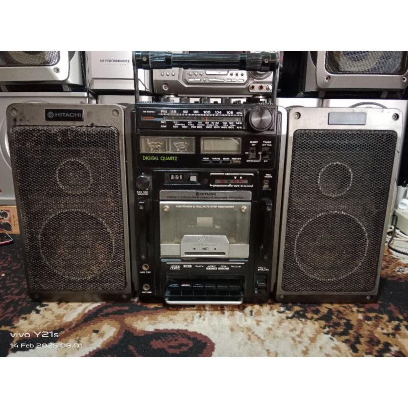 Jual MINI COMPO HITACHI JADUL CLASSIC VINTAGE | Shopee Indonesia