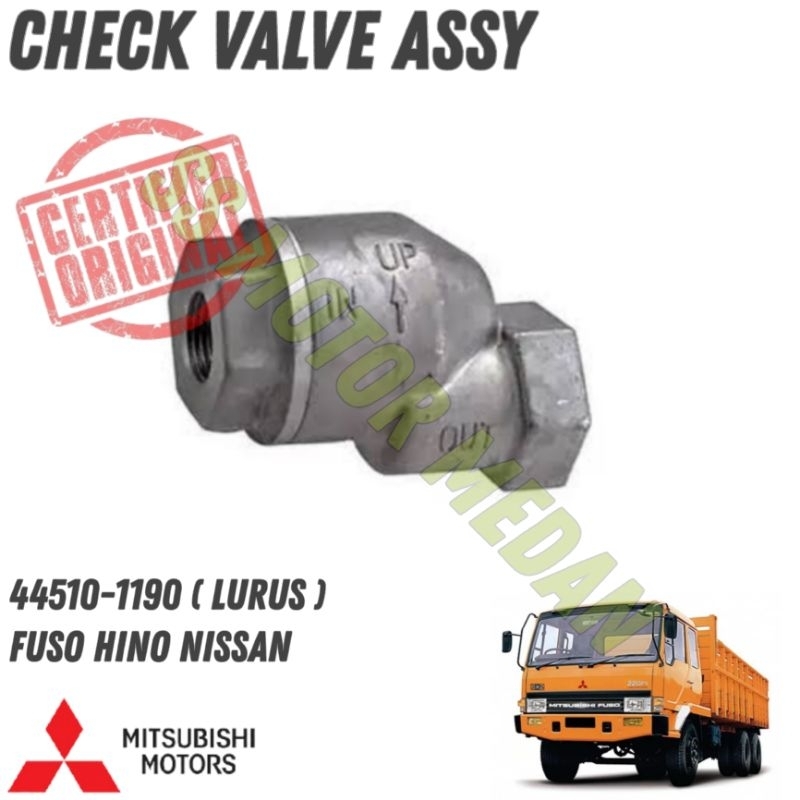 Jual CHECK VALVE ASSY MODEL LURUS HINO FUSO NISSAN 44510-1090 | Shopee Indonesia