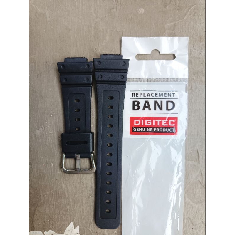 Jual Tali jam tangan strap original Digitec kalep karet resin MDG-6024T ...