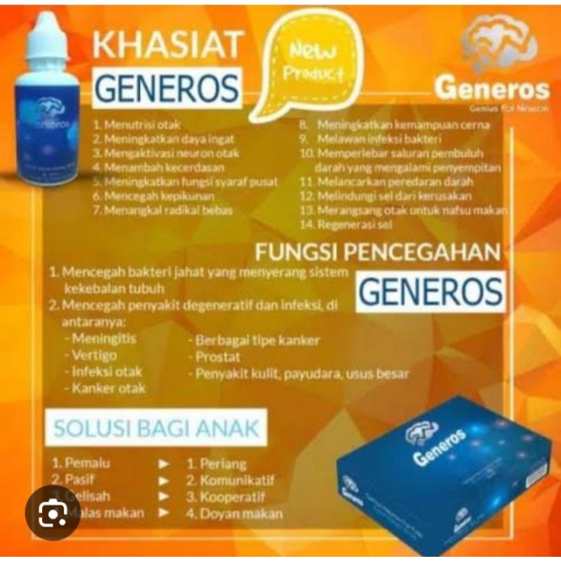 Jual Generos multivitamin anak speech delay | Shopee Indonesia