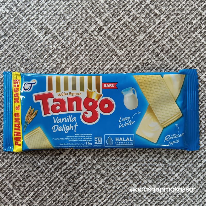 Jual Wafer Tango Vanilla (6 pcs) | Shopee Indonesia