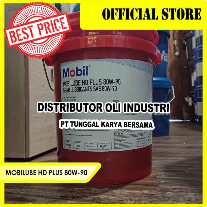 Jual MOBILUBE HD PLUS 80W-90 - ( Ready Stock - 20 Liter ) | Shopee ...