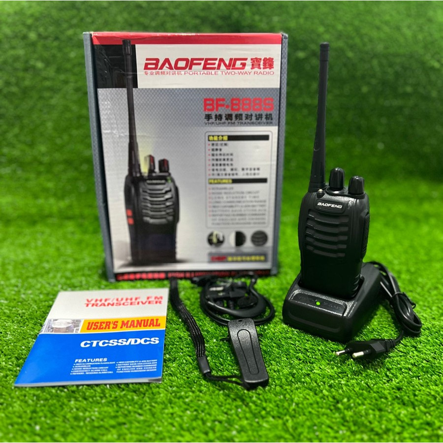 Jual HT WALKIE TALKIE HANDY TALKY HT VHF UHF FM TRANSCEIVER BF888S PORTABLE TWO WAY RADIO (1BOX ...