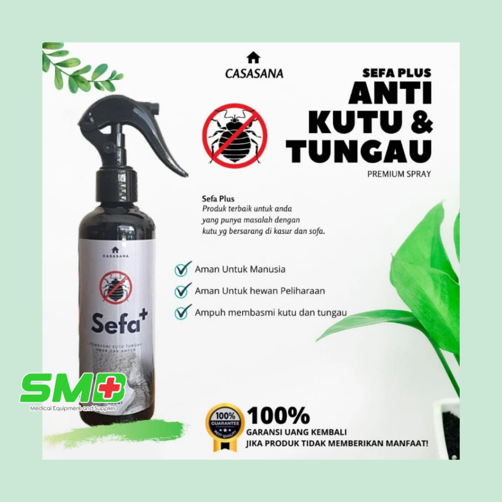 Jual Sefa Plus Spray Obat Pembasmi Kutu Tungau Kasur dan Sofa | Shopee ...