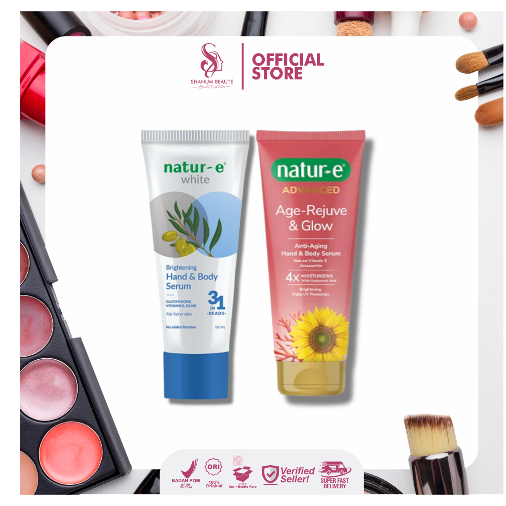Jual Natur-E White Hand & Body Serum I Advanced Age-Rejuve & Glow Anti ...