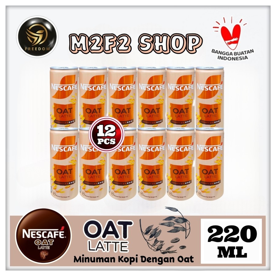 Jual Nescafe Coffee Ala Cafe Oat Latte Can | Kopi Susu Dengan Sereal ...