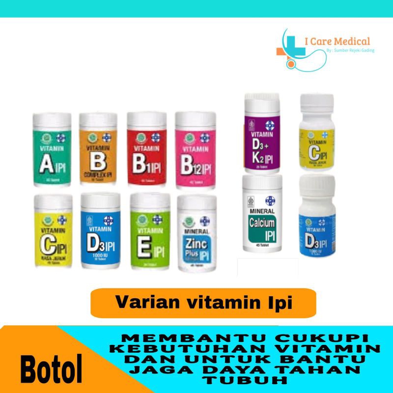 Jual Vitamin IPI All Variant - Multivitamin untuk Mineral | Shopee Indonesia