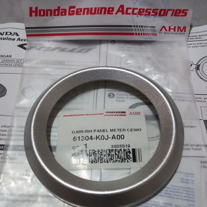 Jual AKSESORIS GARNISH PANEL METER SPEEDO METER GENIO 2019 - 2022 ...
