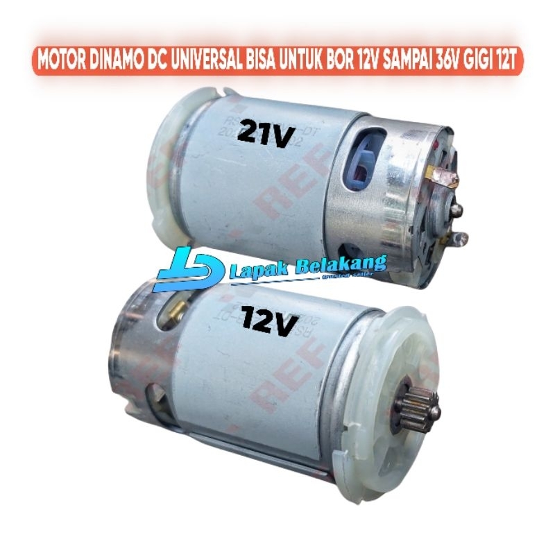 Jual DINAMO BOR 12V-21V DINAMO RS550 MOTOR DC 12VOLT 21VOLT BOR ...