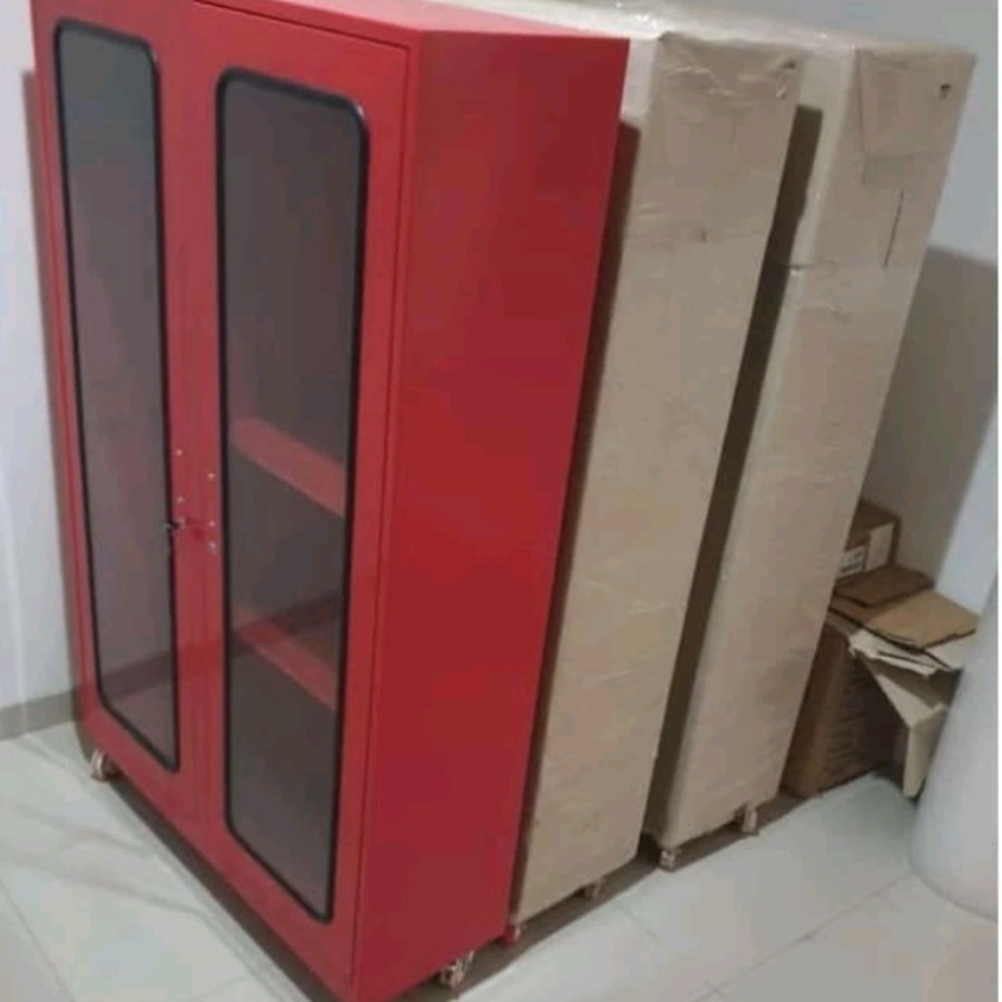 Jual Lemari Apd Pemadam / Safety Cabinet Plat Besi 2 Pintu | Shopee ...