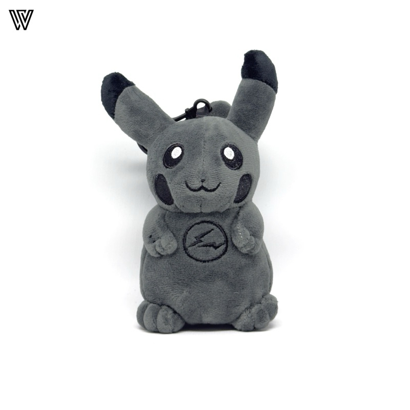 Jual Fragment x Pikachu Thunderbolt Project Plush Doll Keychain ...