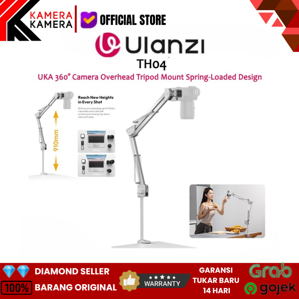 Jual Ulanzi TH04 360° Camera Overhead Tripod Mount (T088) | Shopee Indonesia