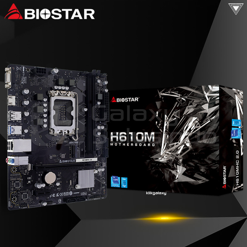 Jual BIOSTAR H610MHC 2.0 - Intel H610 DDR4 Alder Lake Motherboard ...