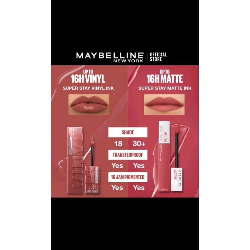 Jual Maybelline Superstay Matte Ink Initiator + Delicate Lipstick(Isi 2 ...