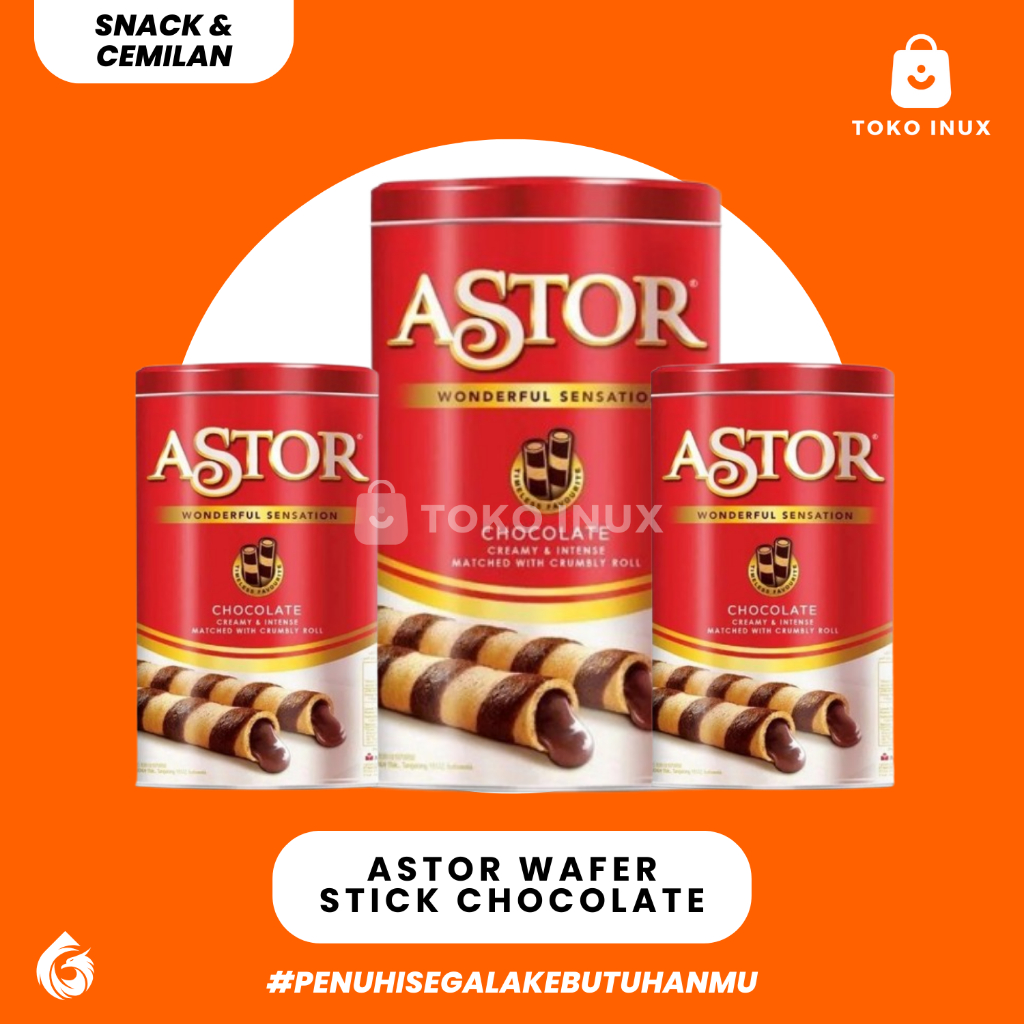 Jual ASTOR Wafer Stick Cokelat ASTOR WAFER STICK COKLAT | Shopee Indonesia
