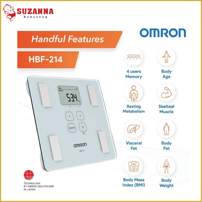 Jual karada scan HBF 214 omron timbangan karada scan omron HBF 214 ...