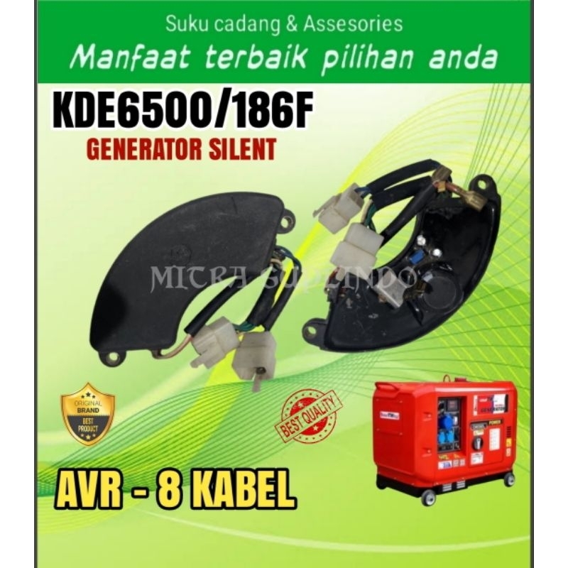 Jual 186F/KDE6500 AVR-8 Kabel genset model KAMA dan sejenisnya | Shopee ...
