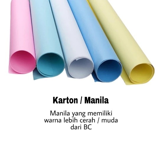 Jual KERTAS KARTON MANILA Ukuran 61 x 86 Cm 150 Gsm | 1 Lembar | Shopee ...