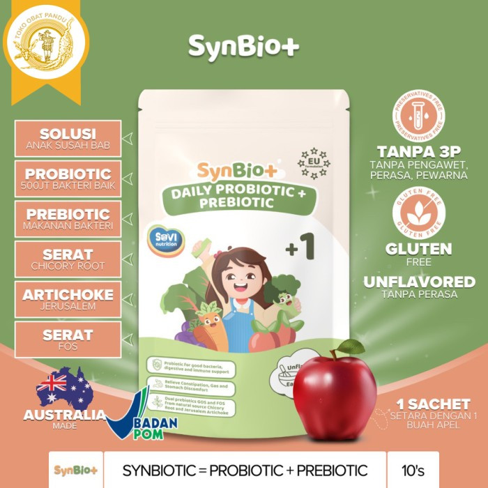 Jual Synbio Plus Daily Prebiotic and Probiotic 10'S | Shopee Indonesia